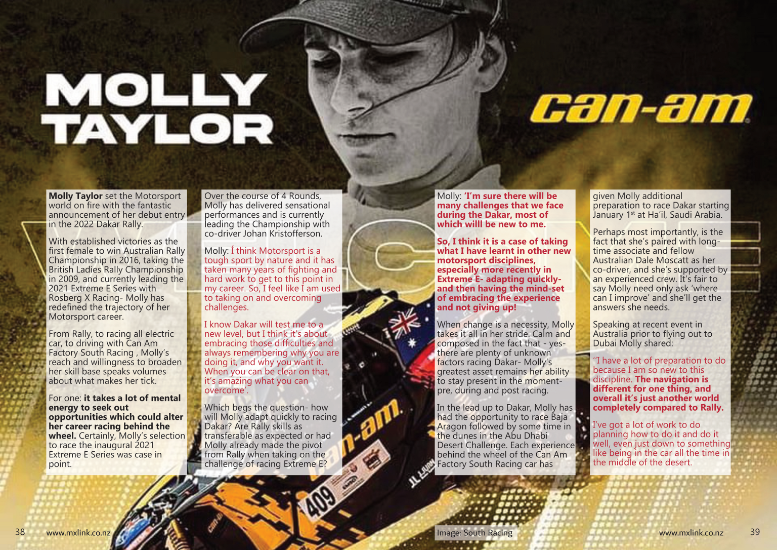 Count-down to 2022 Dakar Rally- Molly Taylor faces debut race in Dakar ...